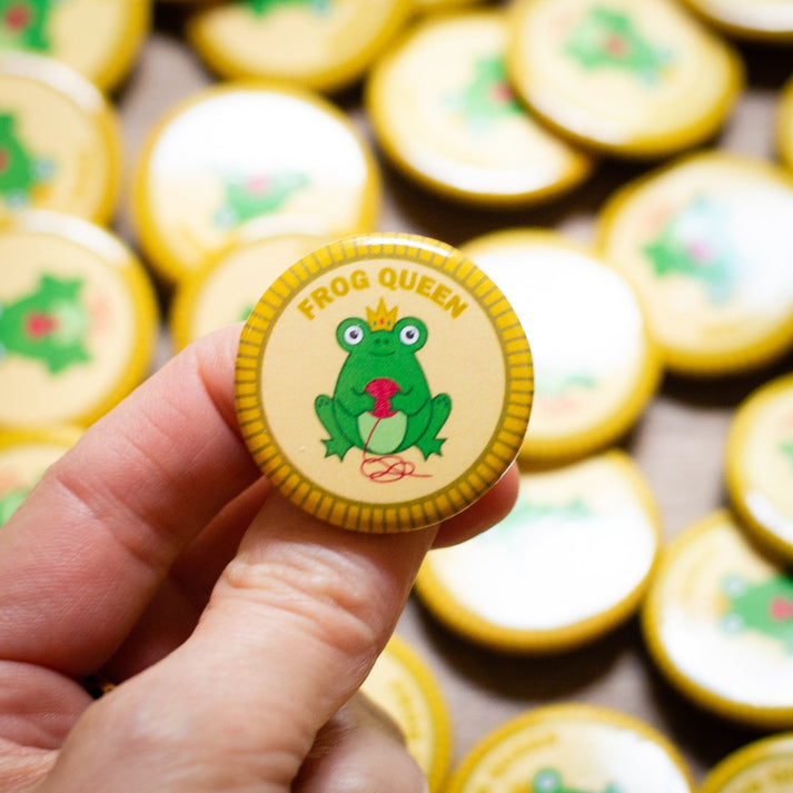 Frog Queen Merit Badge – Camp Stitchwood